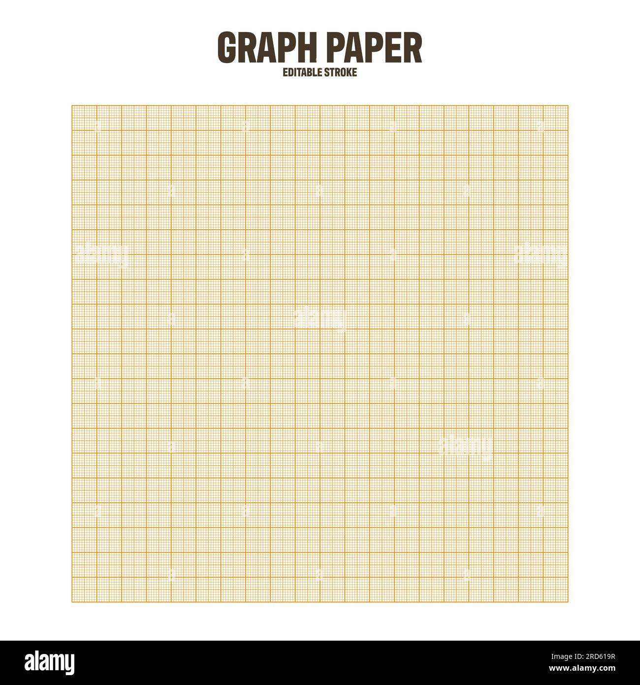 Wallpaper Orange Graph Paper