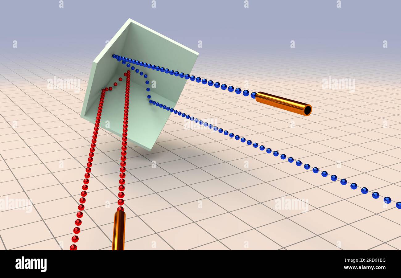 Corner cube retroreflector, illustration Stock Photo - Alamy