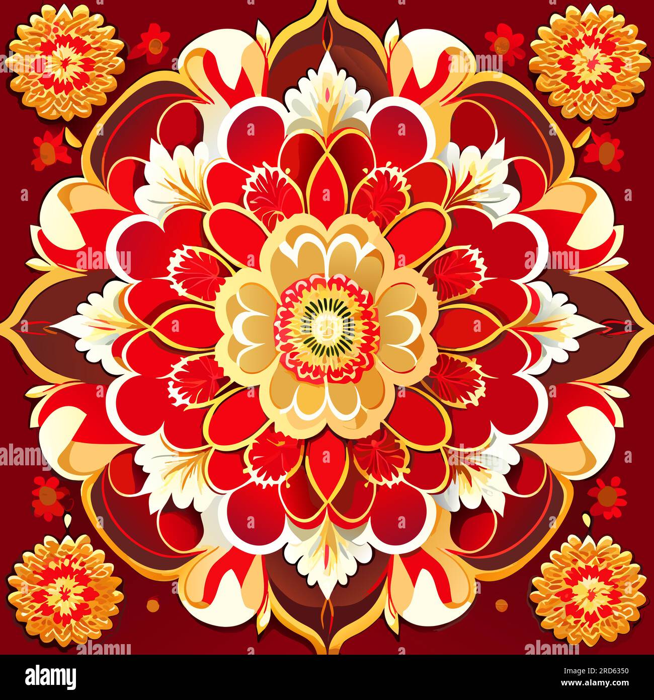 Russian pattern vector folklore hi-res stock photography and images - Alamy