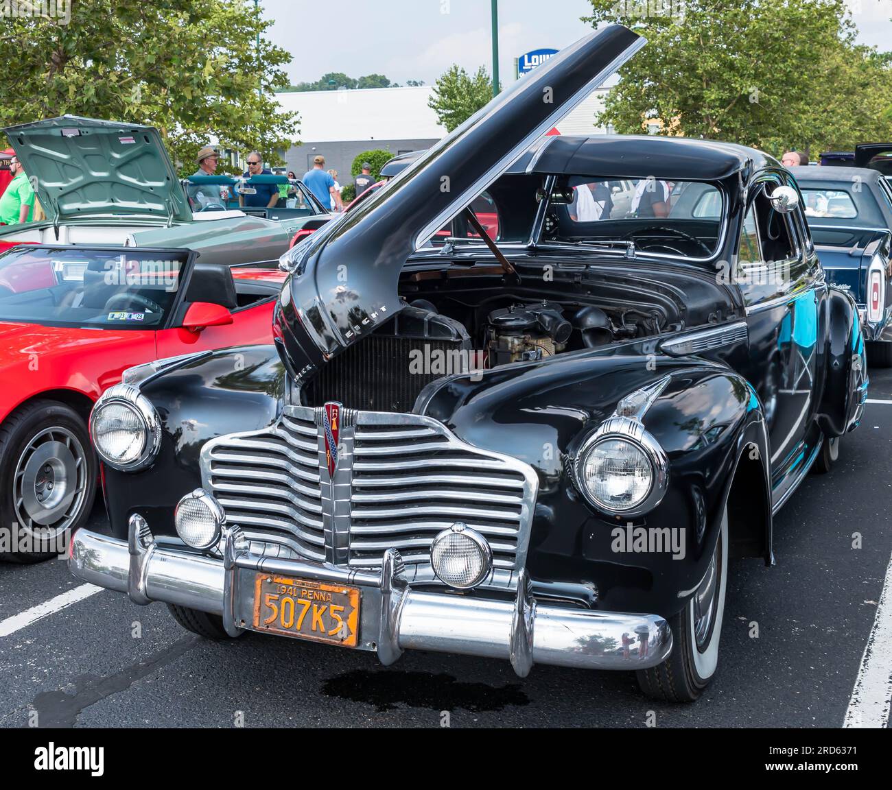 A 1951 Buick 8 is on display at a car show in Homestead, Pennsylvania ...
