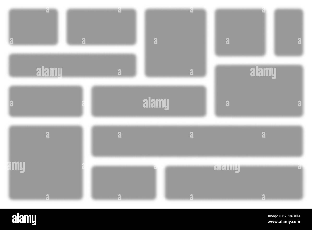 Collection of realistic rectangular shadows. Transparent square page ...