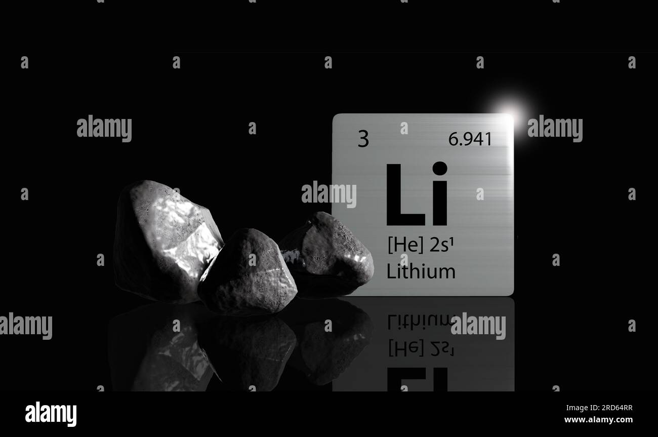 Lithium atomic structure hi-res stock photography and images - Alamy