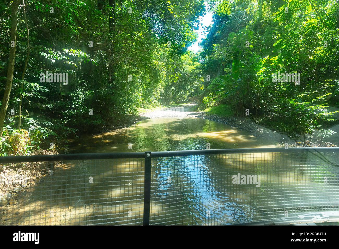 A creek crossing on the Bloomfield Track, a popular 4WD dirt track ...