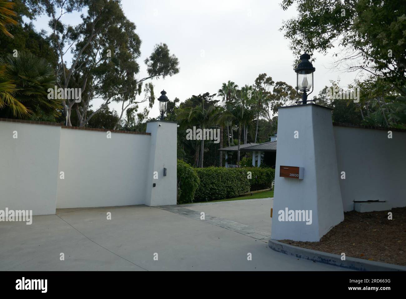 Malibu, California, USA 16th July 2023 Singer Kid Rock Home/house at ...