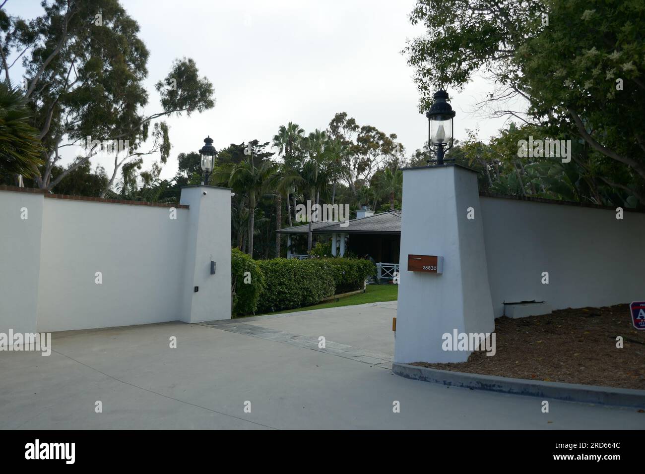 Malibu, California, USA 16th July 2023 Singer Kid Rock Home/house at ...