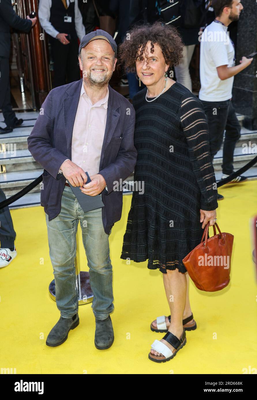 Toby Jones And Karen Jones Seen Attending The Press Night For The Toby Jones And Karen Jones Seen Attending The Press Night For The