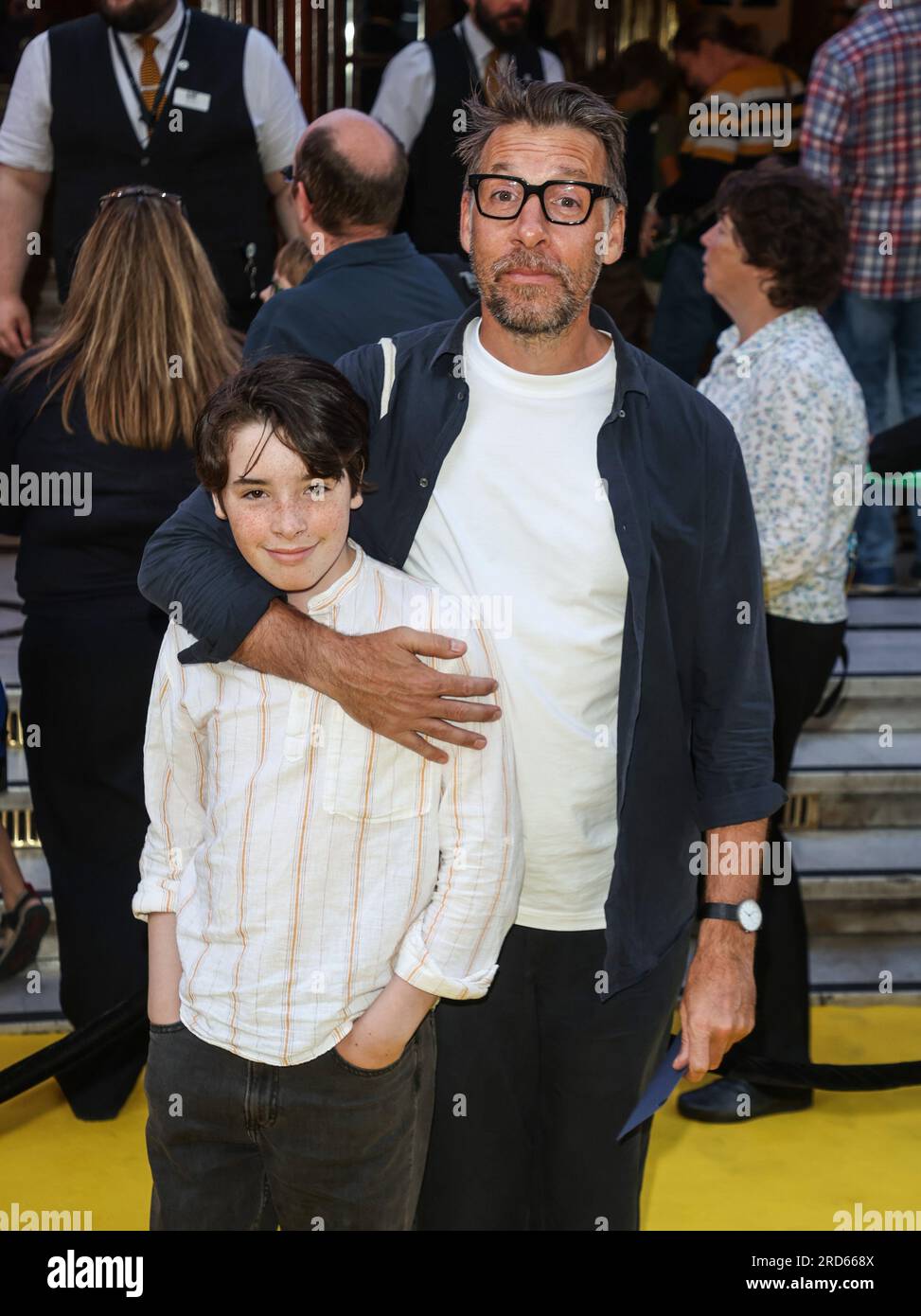 Craig Parkinson (right) seen attending the press night for "The Wizard ...