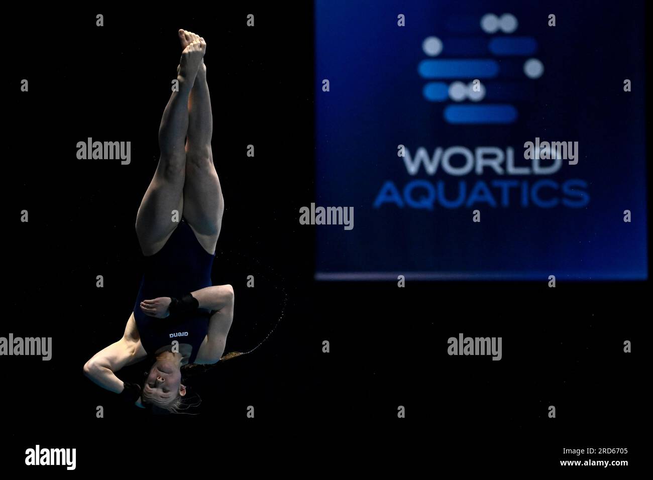 Fukuoka, Japan. 18th July, 2023. Mikali Dawson of New Zealand competes ...