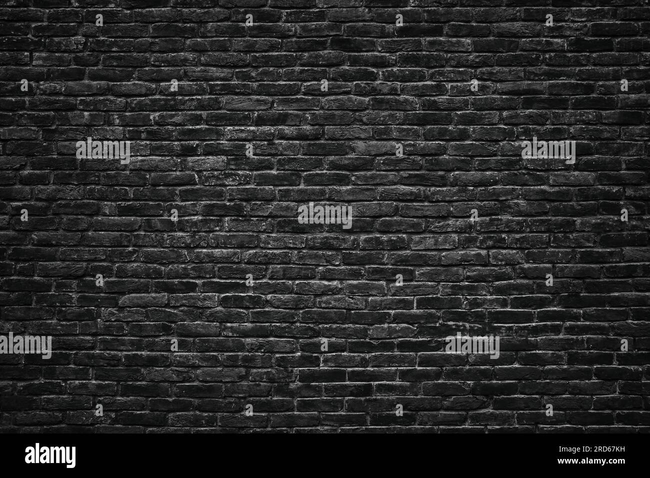Black brick wall background. stonework texture gloomy Stock Photo - Alamy