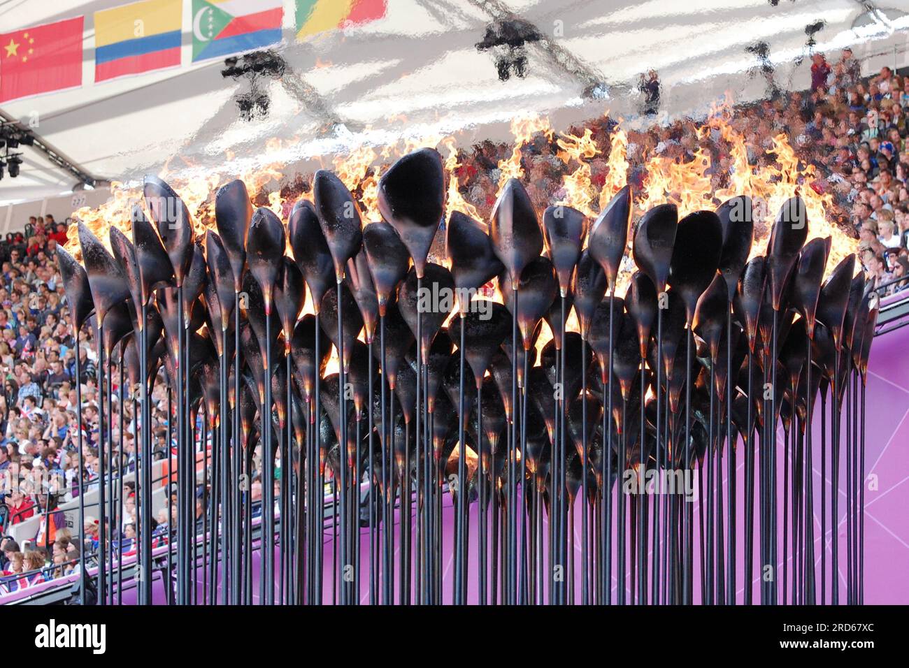 London Olympic Flame 2012 Stock Photo - Alamy
