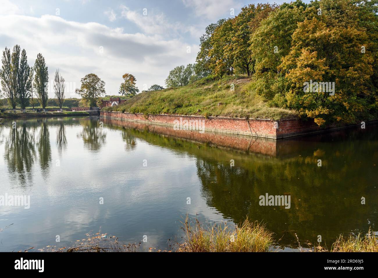View of fortress citadel of Pillau in Baltiysk. Kaliningrad region ...