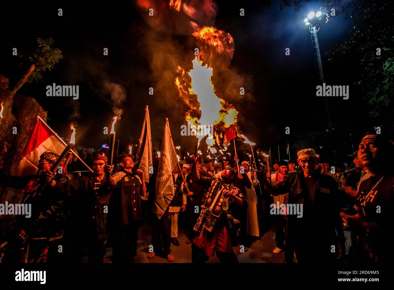 Muslims in Bogor, West Java, Indonesia, welcome the Islamic new year ...