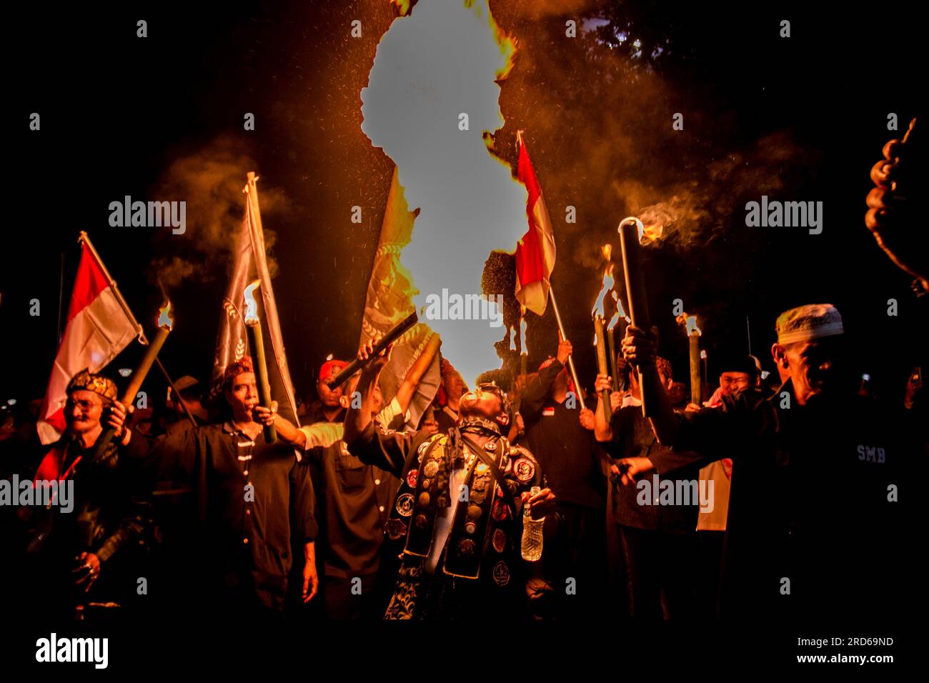 Muslims in Bogor, West Java, Indonesia, welcome the Islamic new year ...