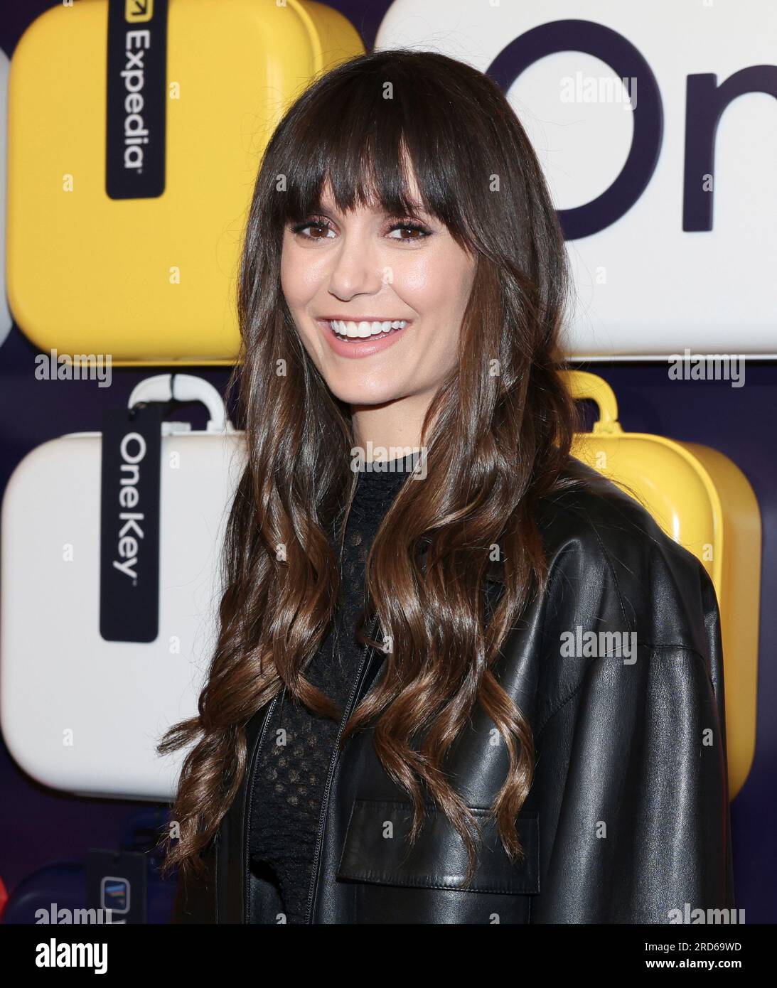 Nina Dobrev attends the Expedia "One Key" loyalty program launch party ...