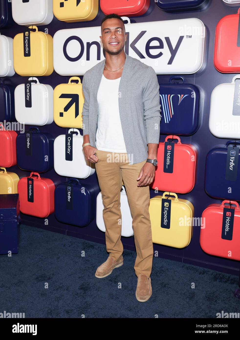 Dale Moss attends the Expedia "One Key" loyalty program launch party at ...