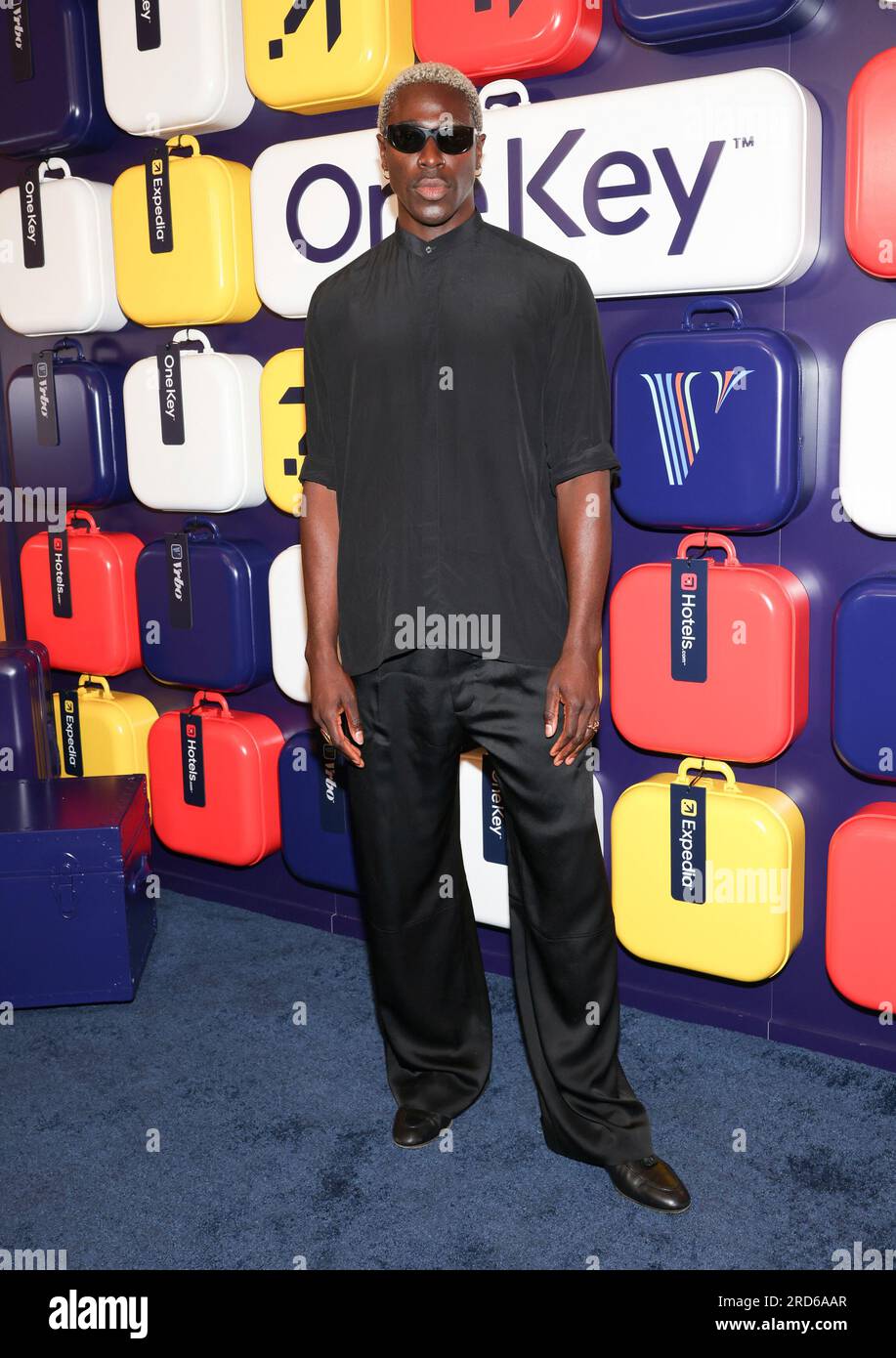 Moses Sumney attends the Expedia "One Key" loyalty program launch party ...