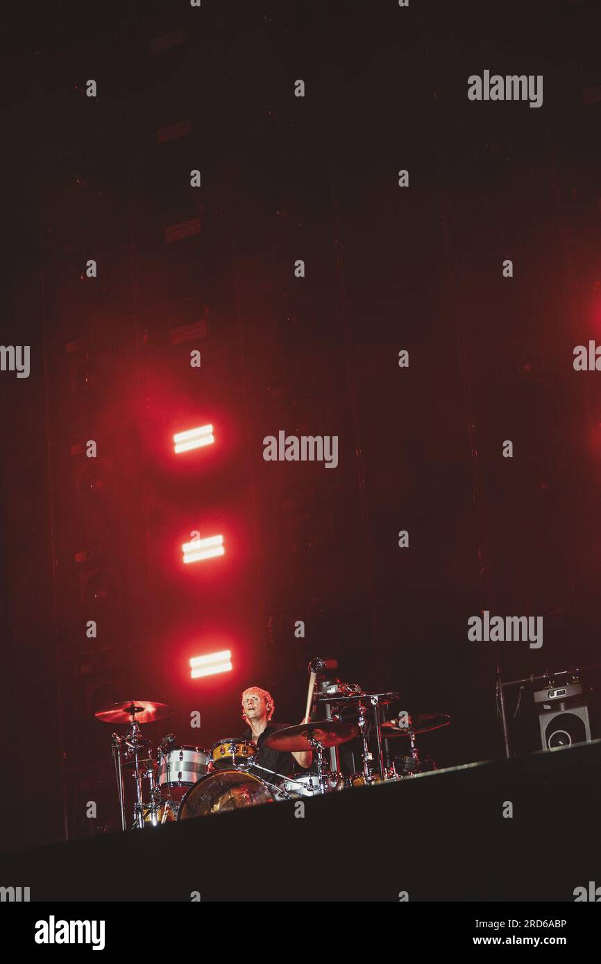 Rome, Italy. 18th July, 2023. Muse live at Stadio Olimpico in Rome ...