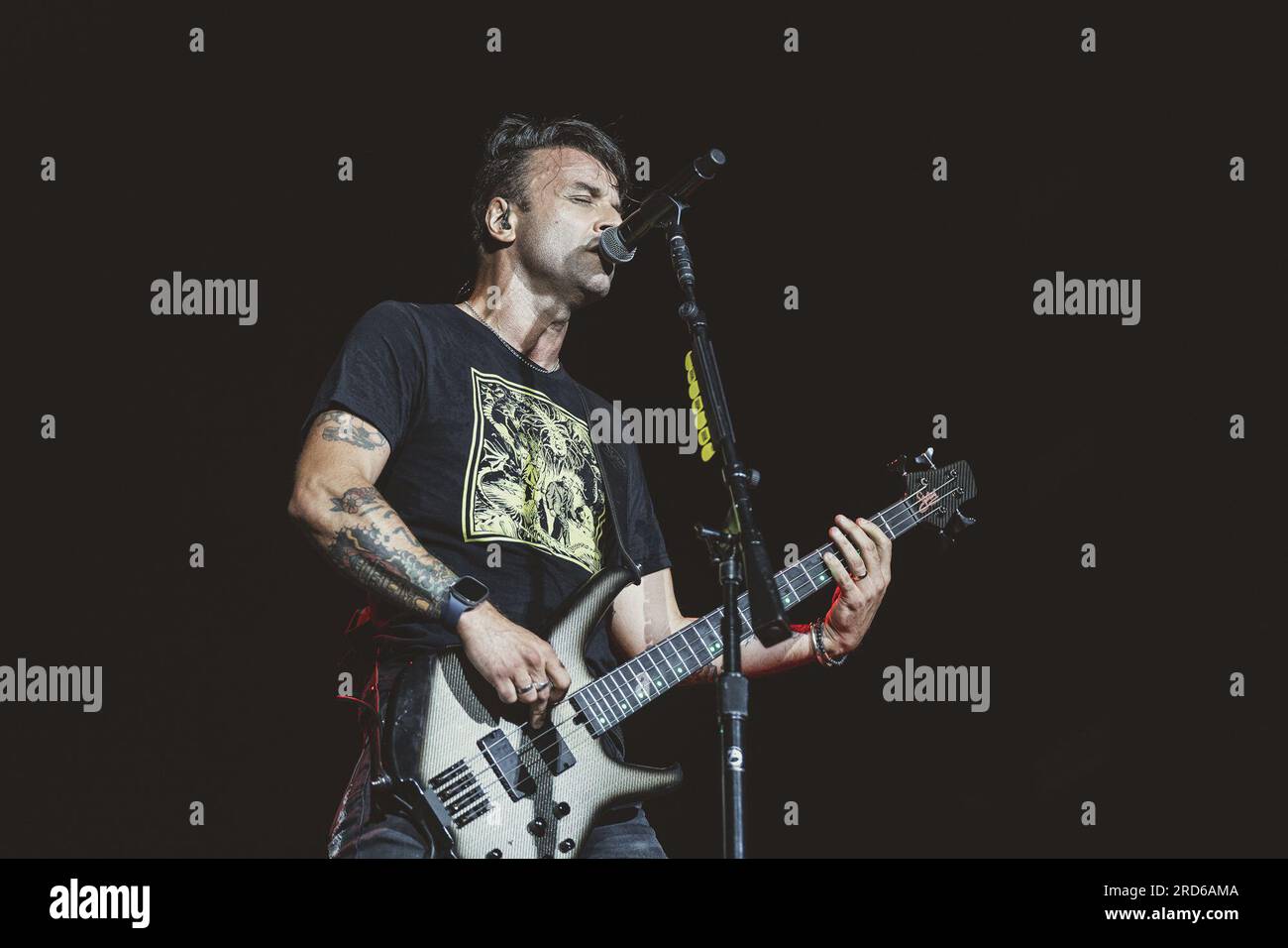 Rome, Italy. 18th July, 2023. Muse live at Stadio Olimpico in Rome ...