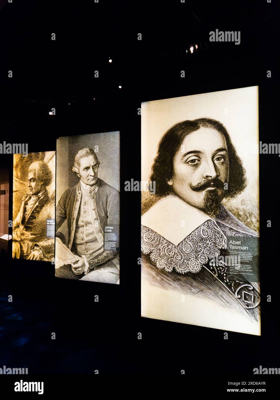 Waitangi, New Zealand - July 3, 2023: On display at the Museum of ...