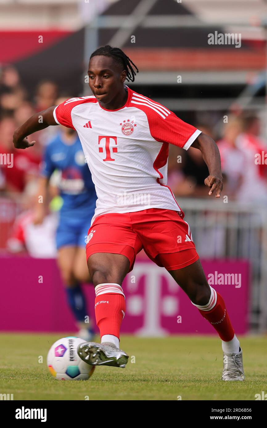 Mathys Tel of FC Bayern Muenchen FC Bayern MŸnchen - Rottach Egern ...