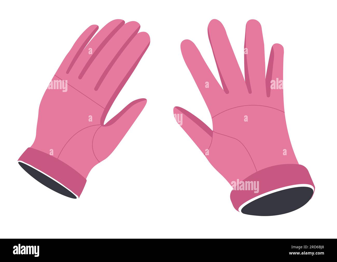 Women mittens vector hi-res stock photography and images - Alamy