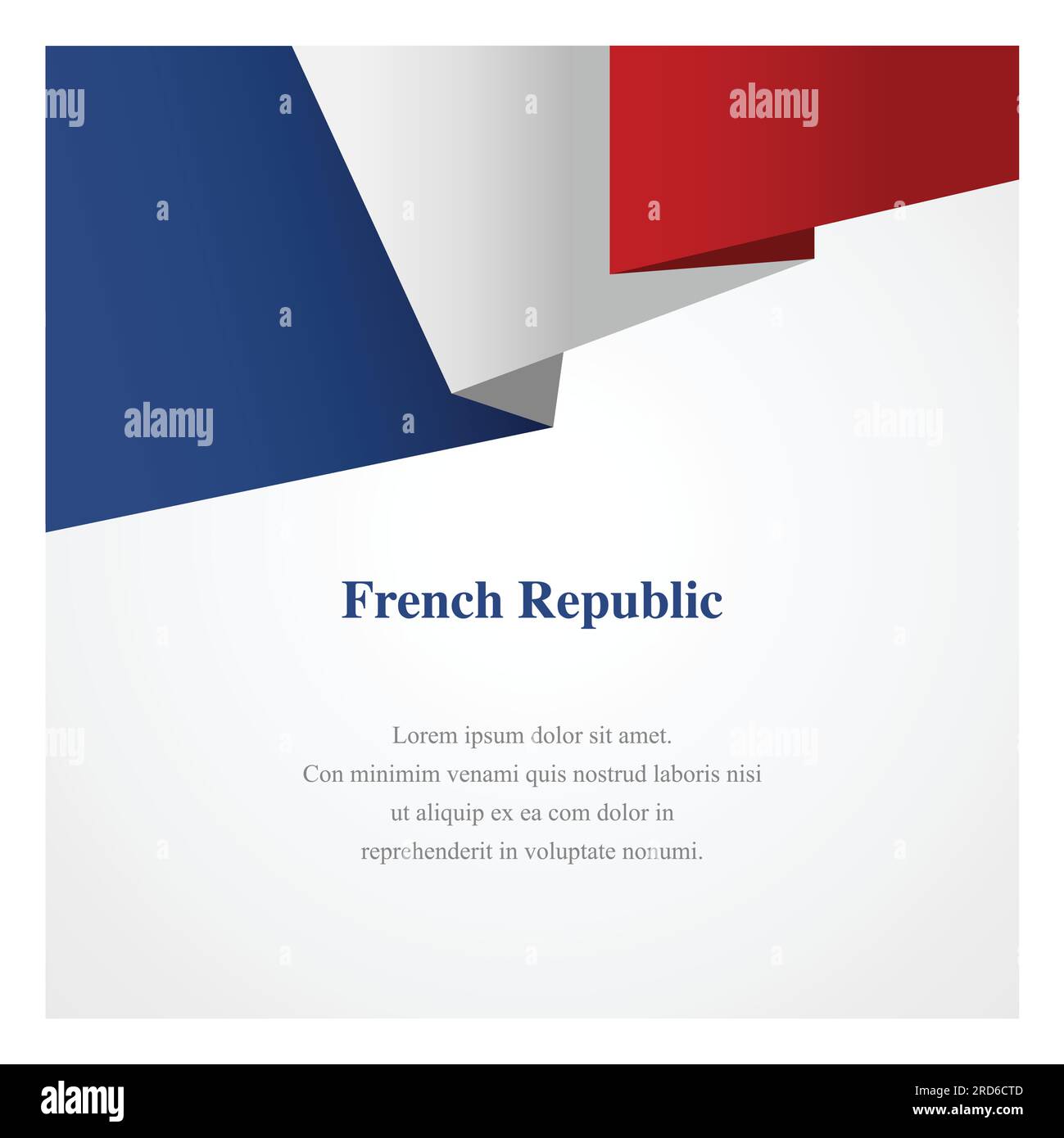Brochures france Stock Vector Images - Alamy