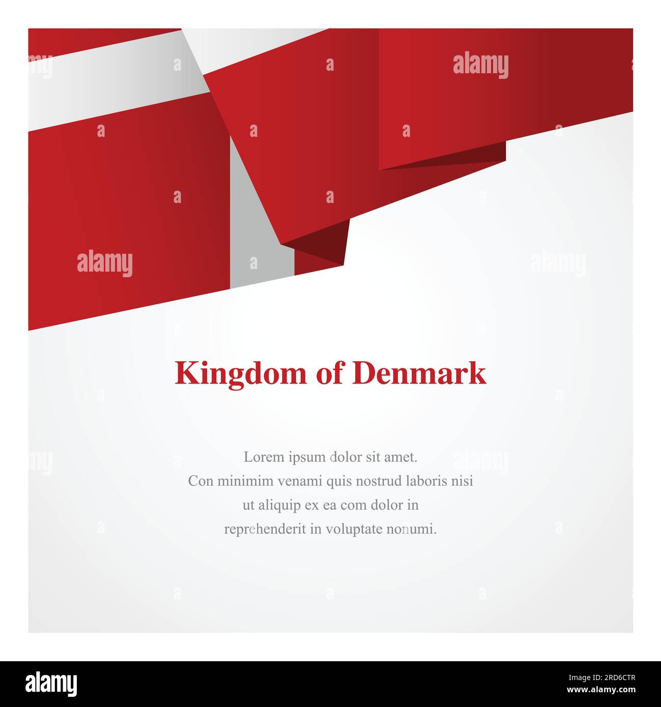 Denmark insignia template with copy space for greeting cards, posters ...