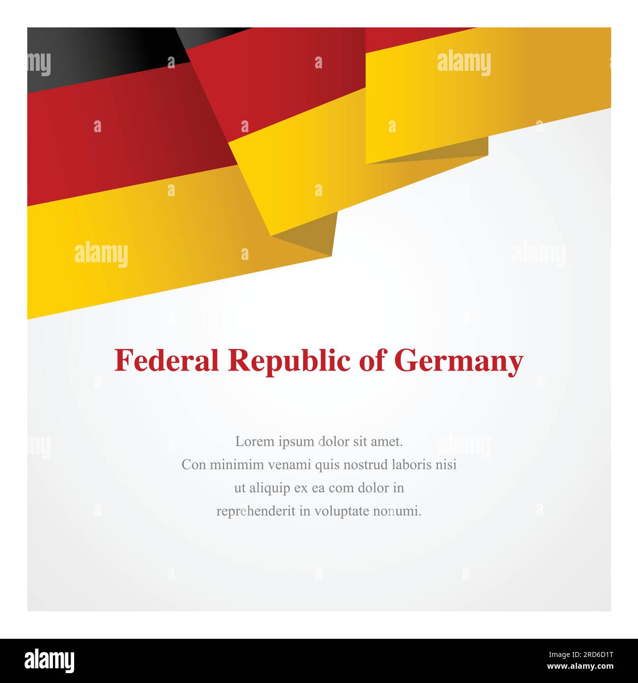 Germany insignia template with copy space for greeting cards, posters ...