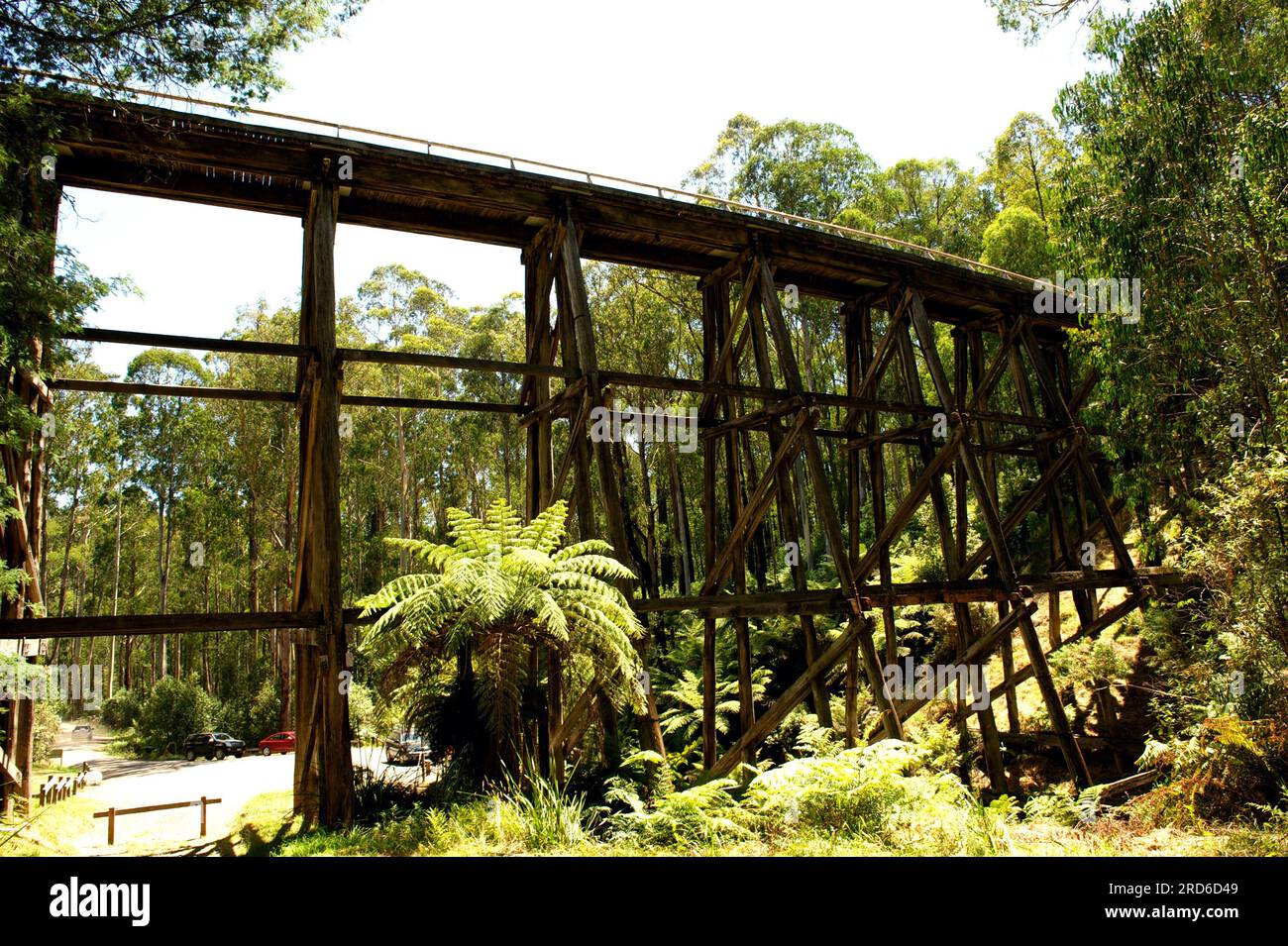 The Noojee Trestle was built to carry the railway from Warragul to ...