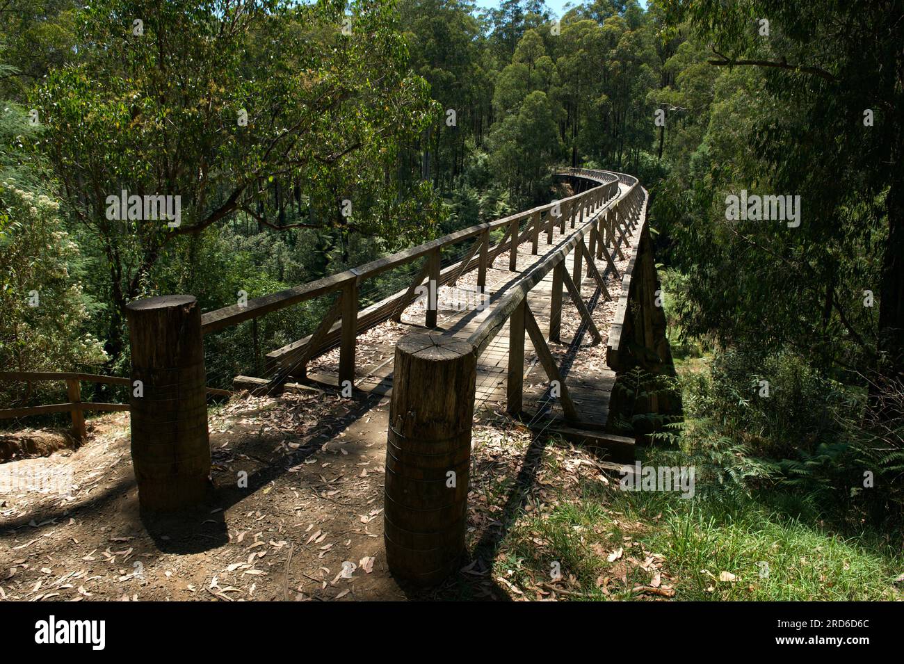 The Noojee Trestle was built to carry the railway from Warragul to ...