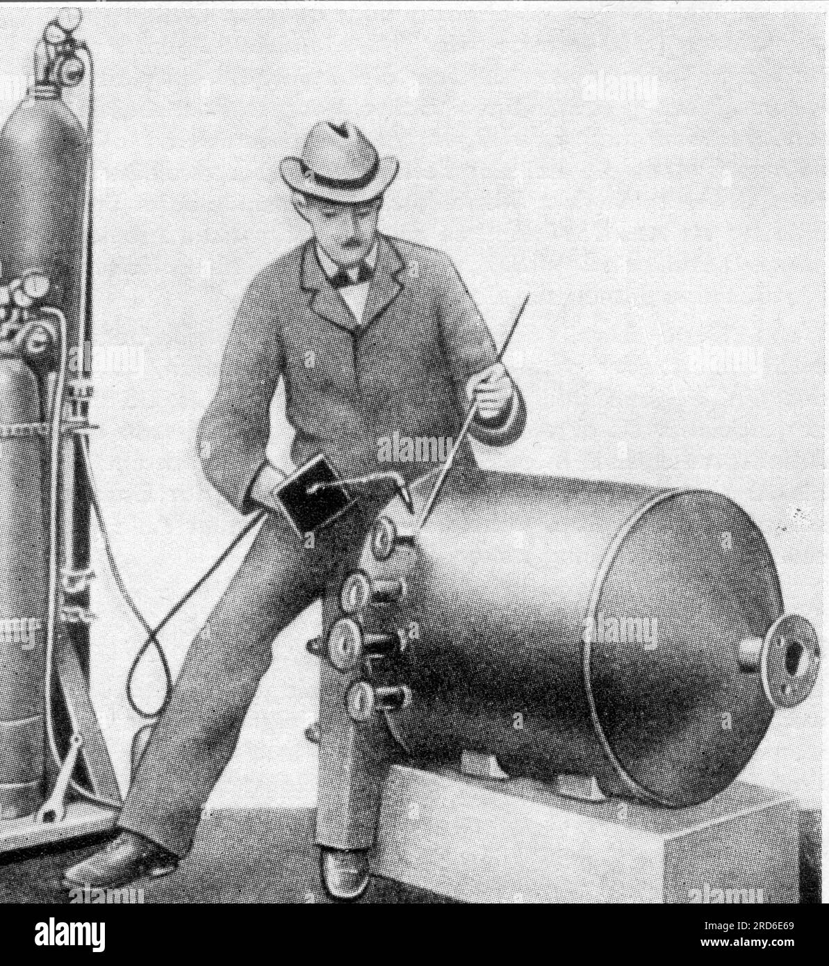Wiss, Ernst, 1870 - 1945, German engineer, founder of the oxy-fuel ...