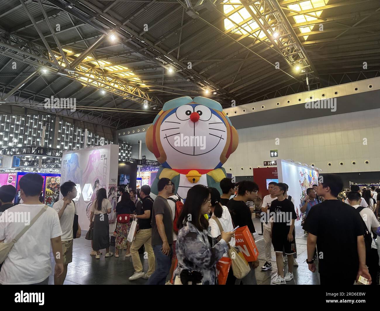 People visit the 18th China International Cartoon & Game Expo (CCG EXPO 2023) in Shanghai, China ...