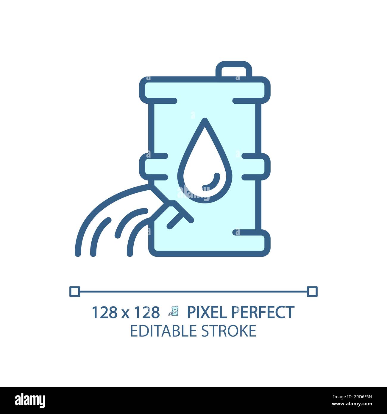 Oil spill light blue icon Stock Vector Image & Art - Alamy