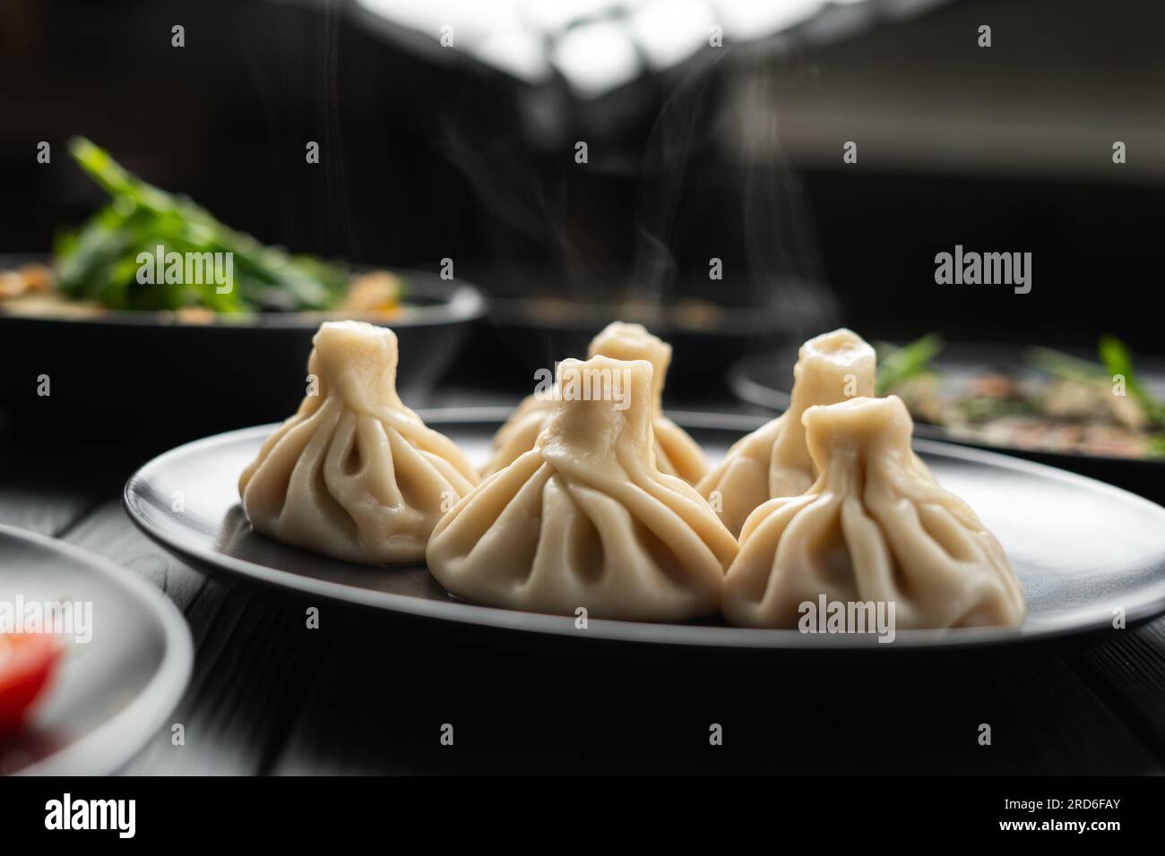 Traditional georgian dish khinkali kalakuri hi-res stock photography ...