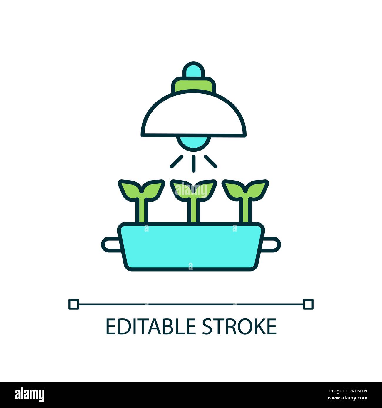 Thin line editable artificial lighting icon Stock Vector Image & Art ... Thin line editable artificial lighting icon Stock Vector Image & Art ...