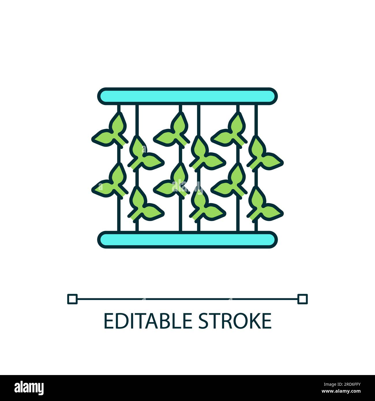 Thin line editable wall systems icon concept Stock Vector Image & Art - Alamy