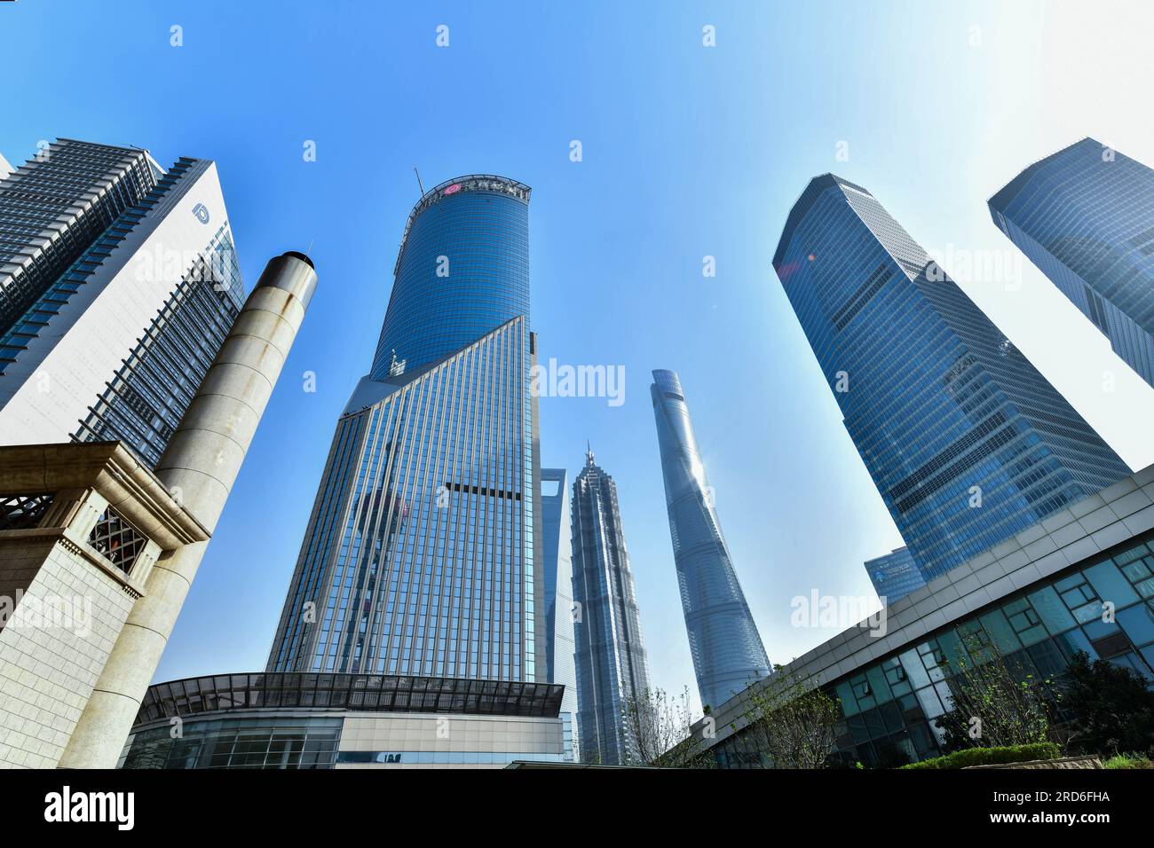 Cityscape modern building of the lujiazui financial centre in shanghai ...