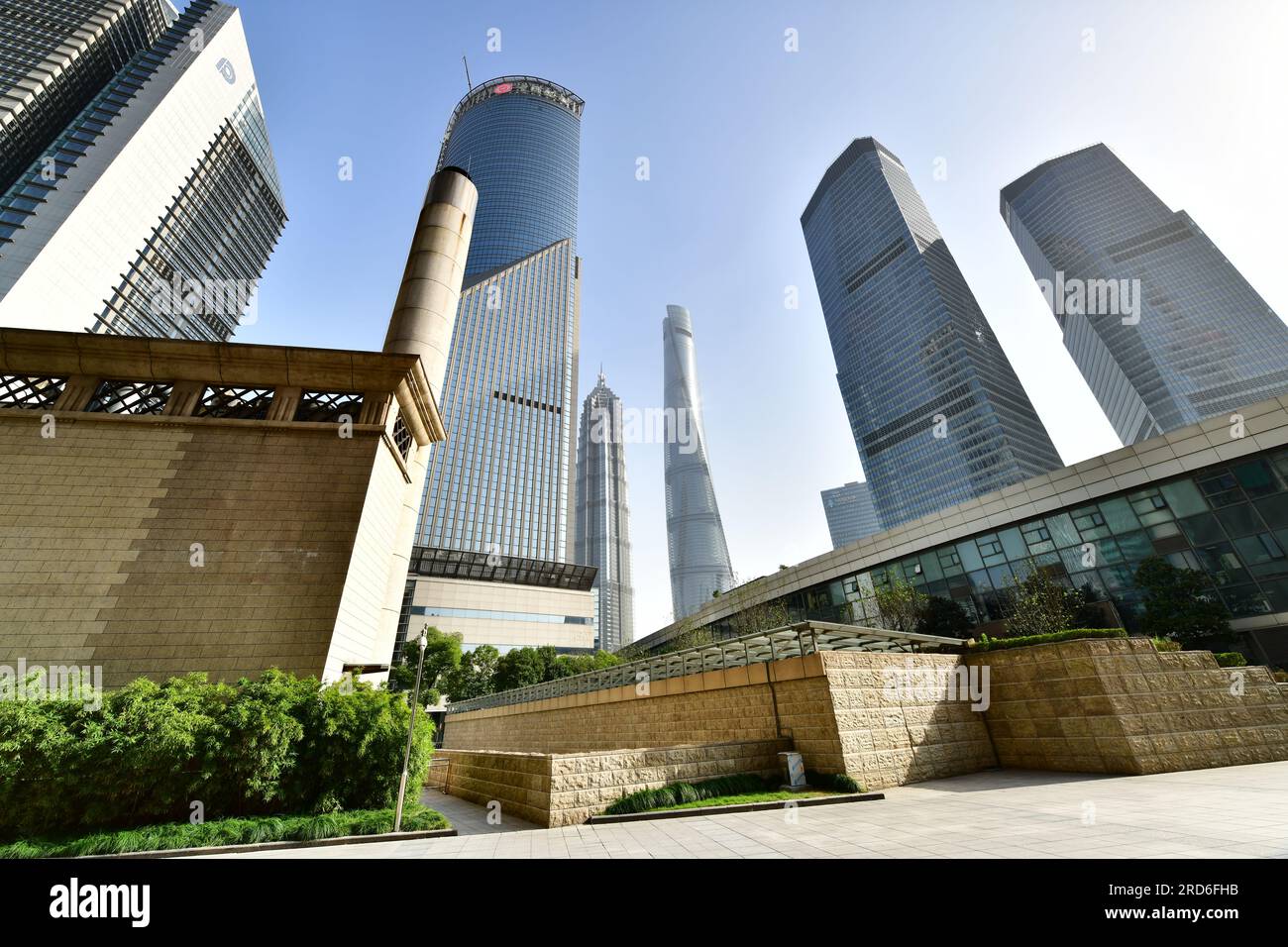 Cityscape modern building of the lujiazui financial centre in shanghai ...