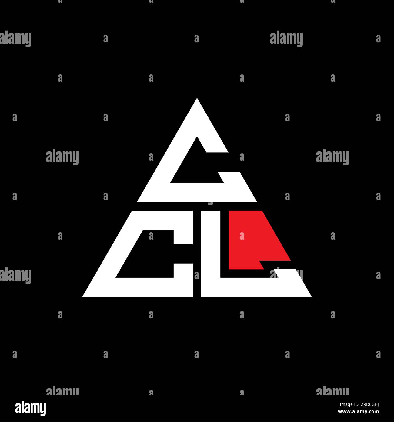 CCL triangle letter logo design with triangle shape. CCL triangle logo ...