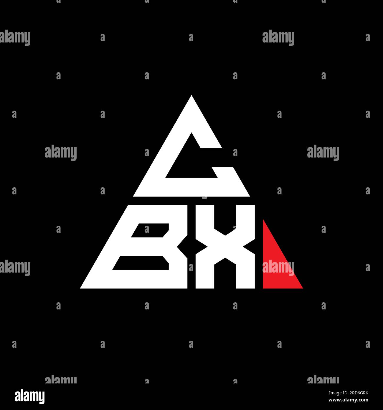 CBX triangle letter logo design with triangle shape. CBX triangle logo ...