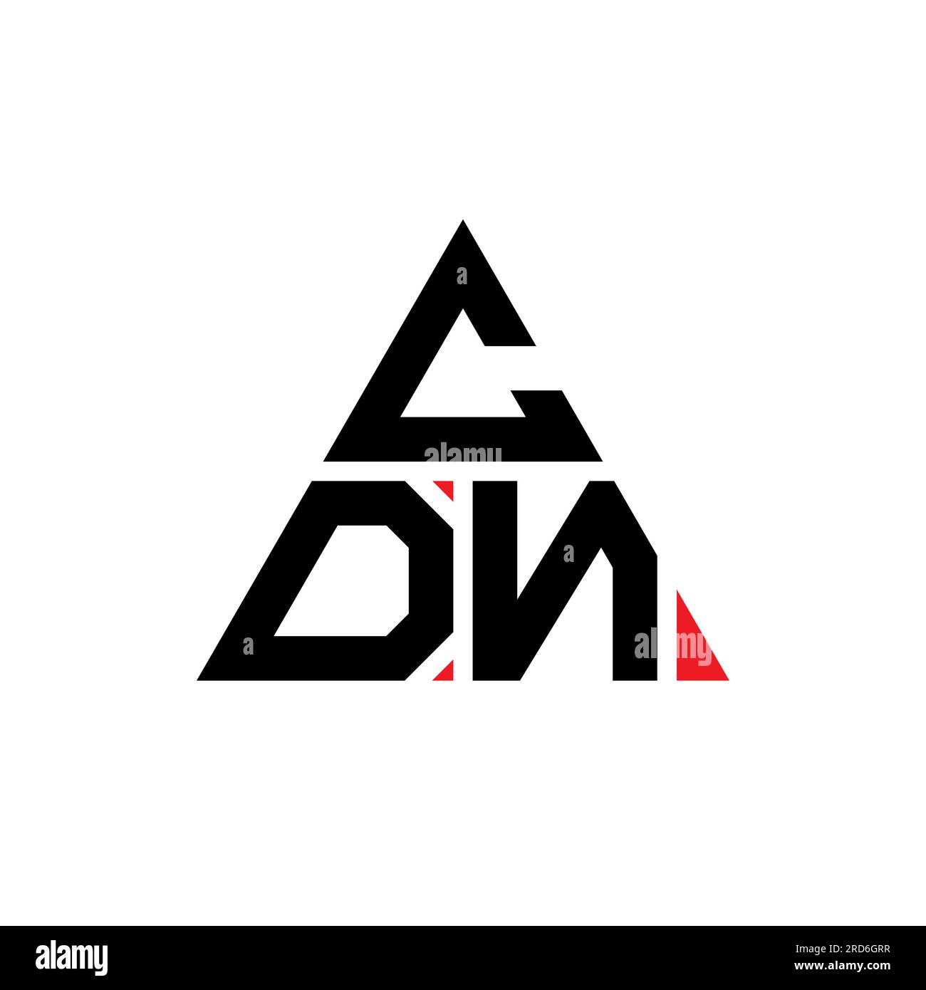 CDN triangle letter logo design with triangle shape. CDN triangle logo design monogram. CDN ...
