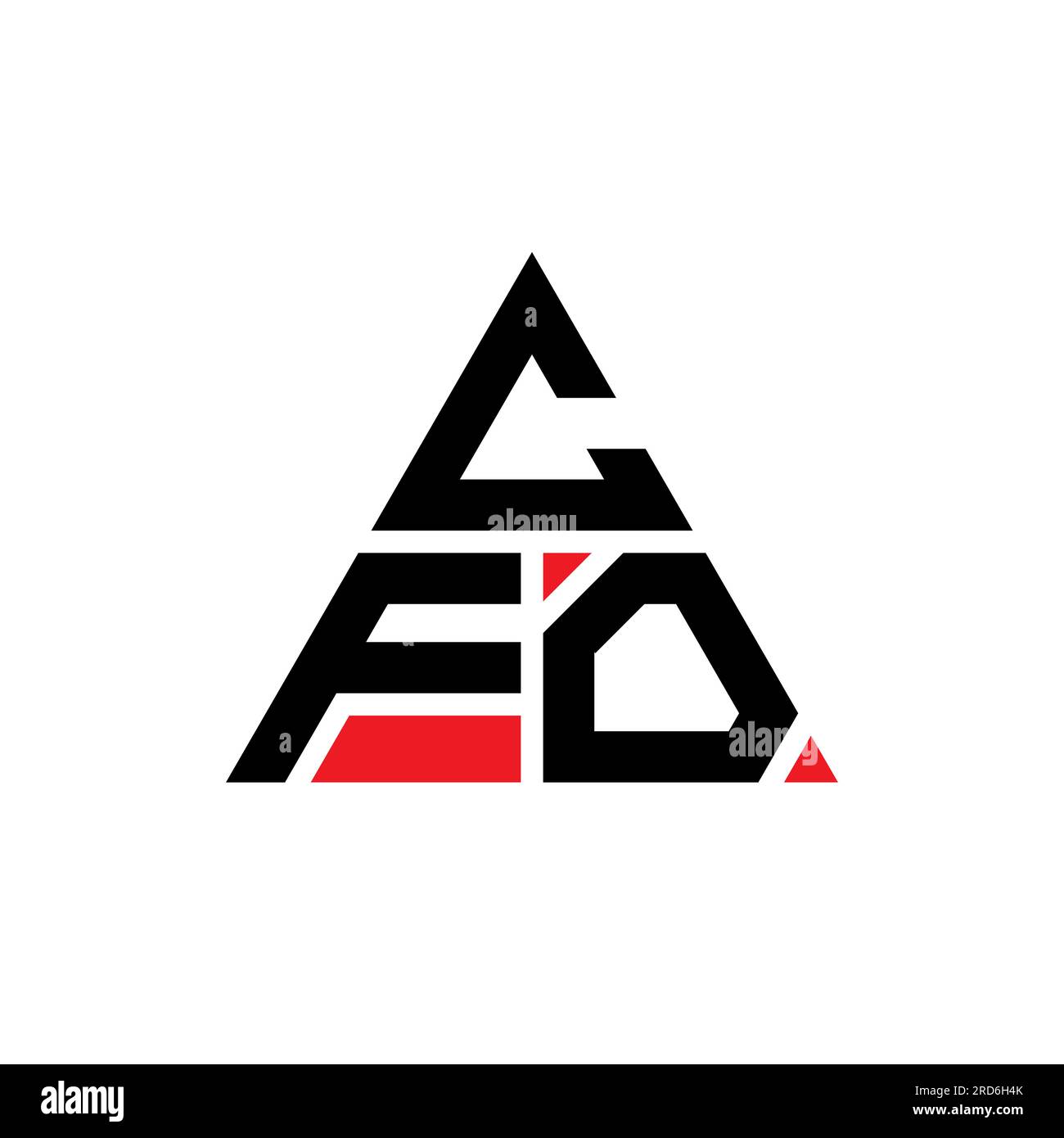Cfo Triangle Letter Logo Design With Triangle Shape Cfo Triangle Logo Design Monogram Cfo