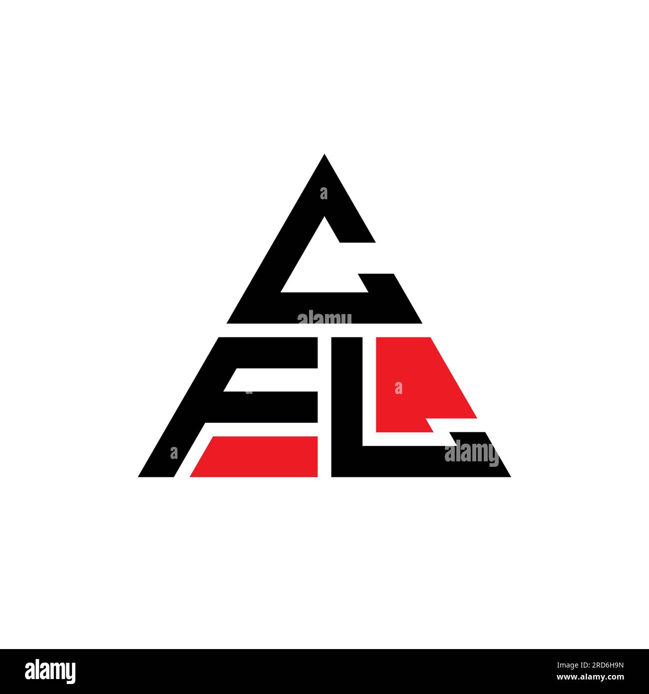 CFL triangle letter logo design with triangle shape. CFL triangle logo ...