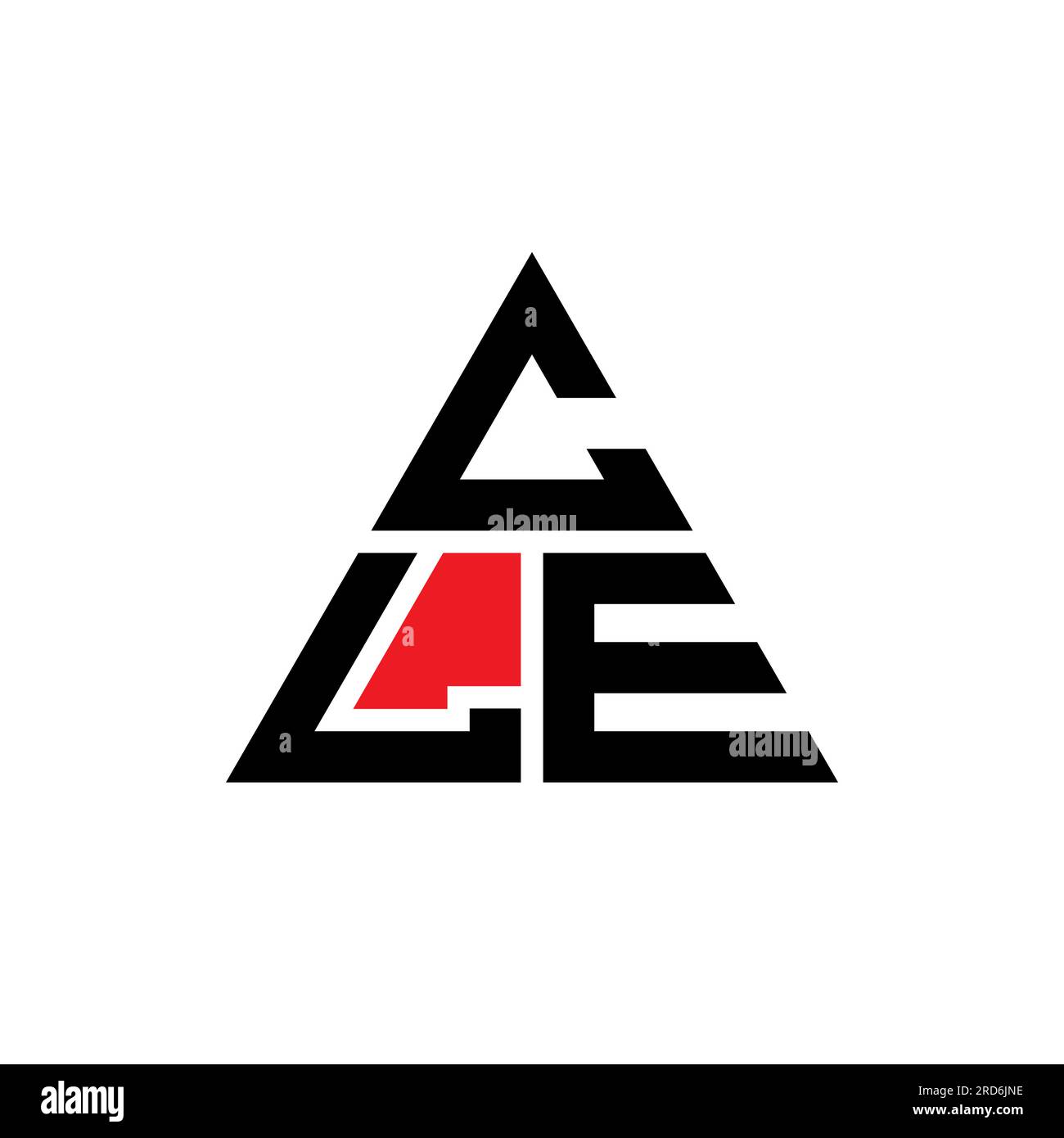 Cle Triangle Letter Logo Design With Triangle Shape Cle Triangle Logo Design Monogram Cle