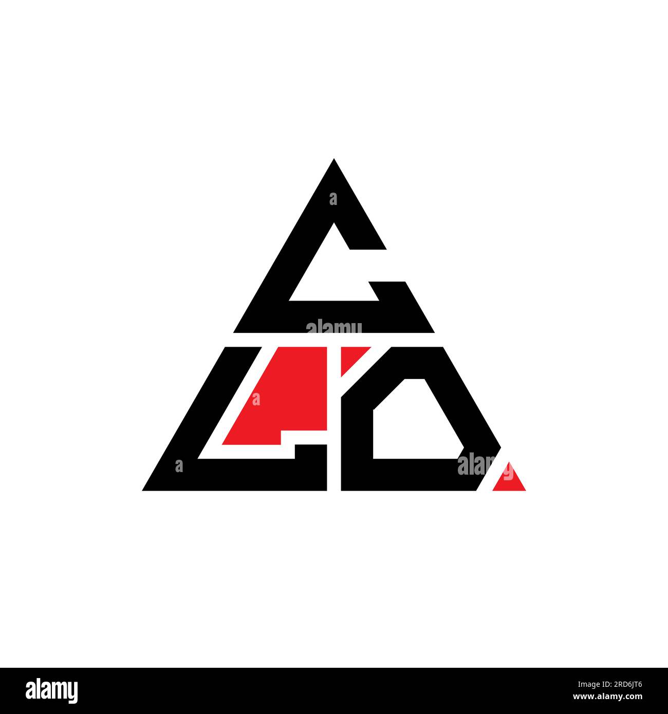 Clo Triangle Letter Logo Design With Triangle Shape Clo Triangle Logo Design Monogram Clo