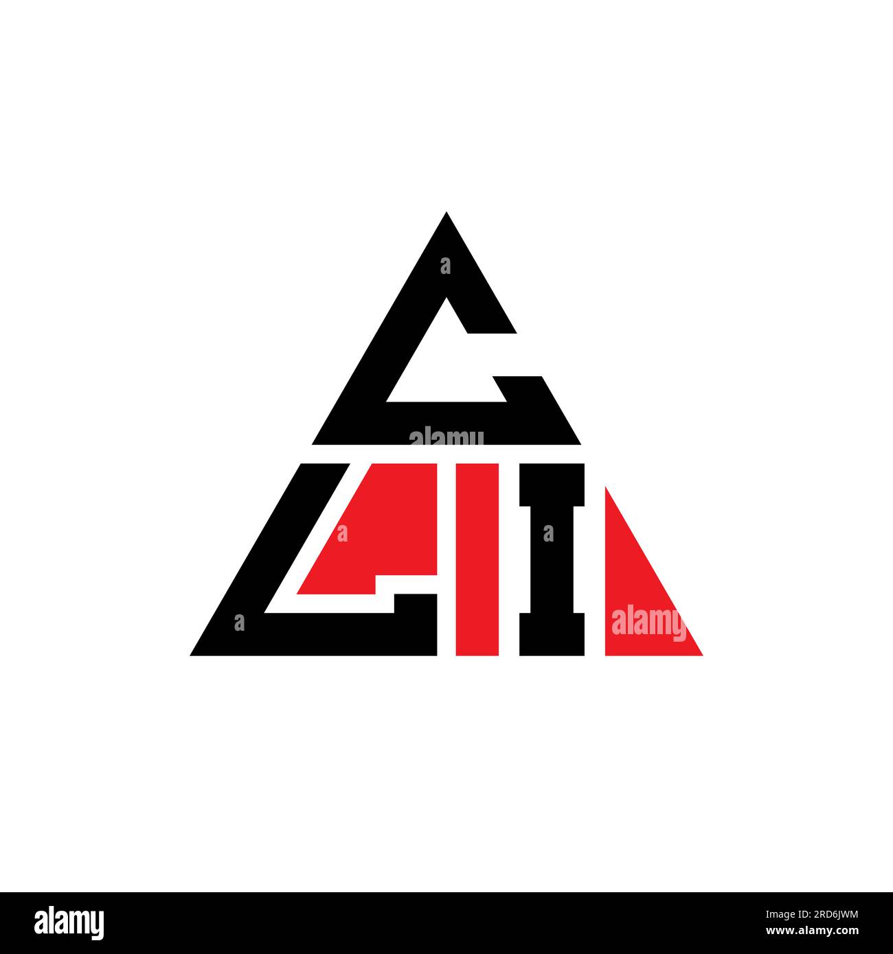 Cli Triangle Letter Logo Design With Triangle Shape Cli Triangle Logo