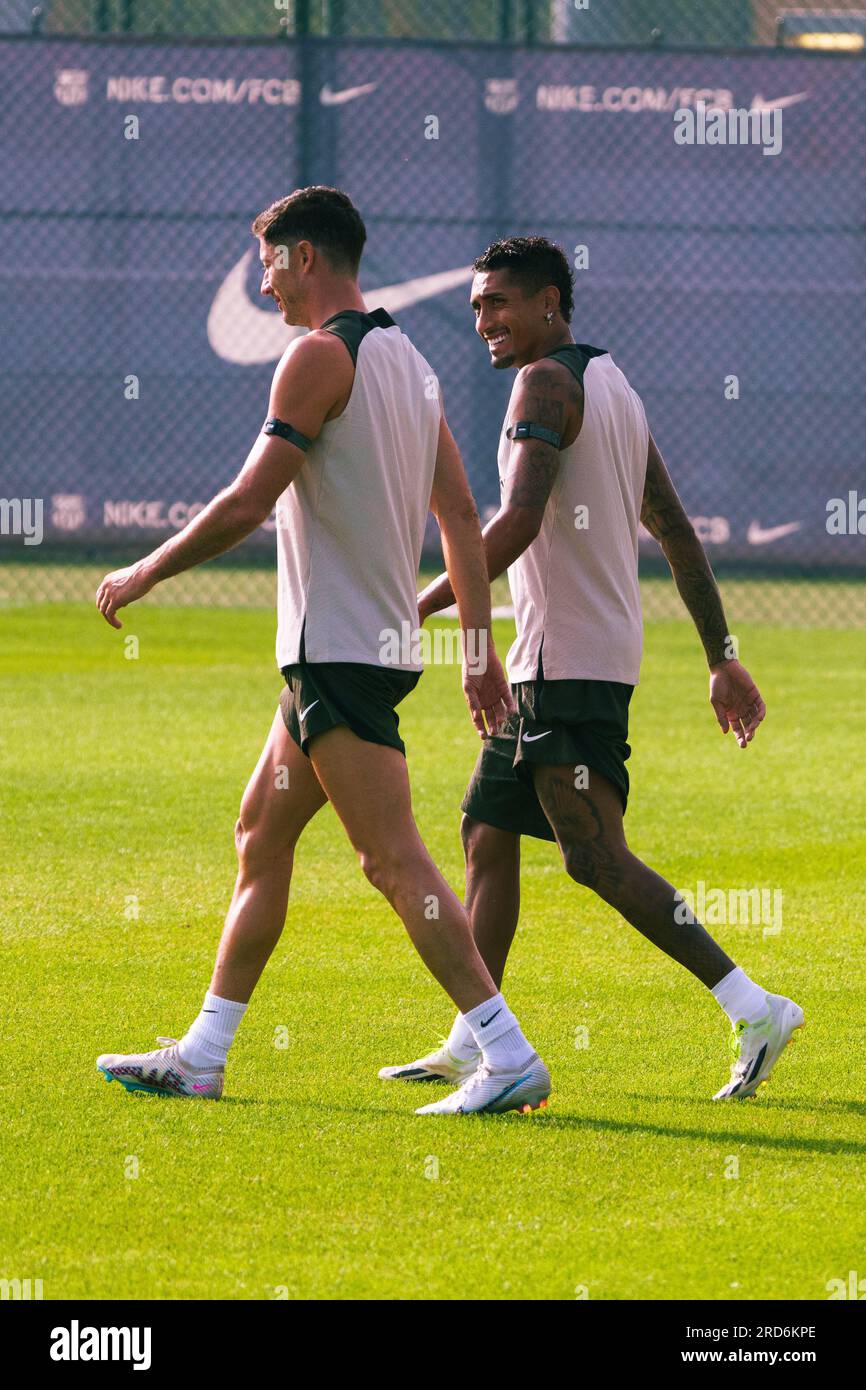 Robert lewandowski entrenamiento hi-res stock photography and images ...