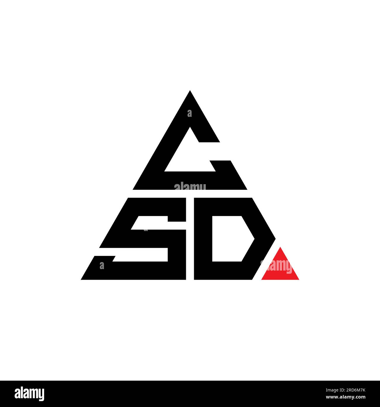CSD triangle letter logo design with triangle shape. CSD triangle logo ...