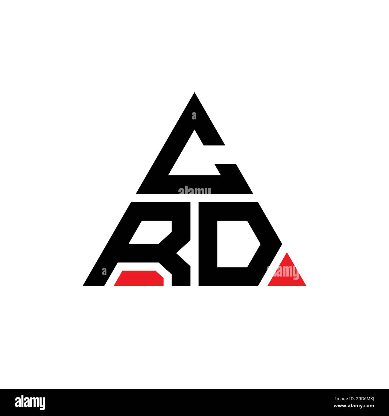 CRD triangle letter logo design with triangle shape. CRD triangle logo ...