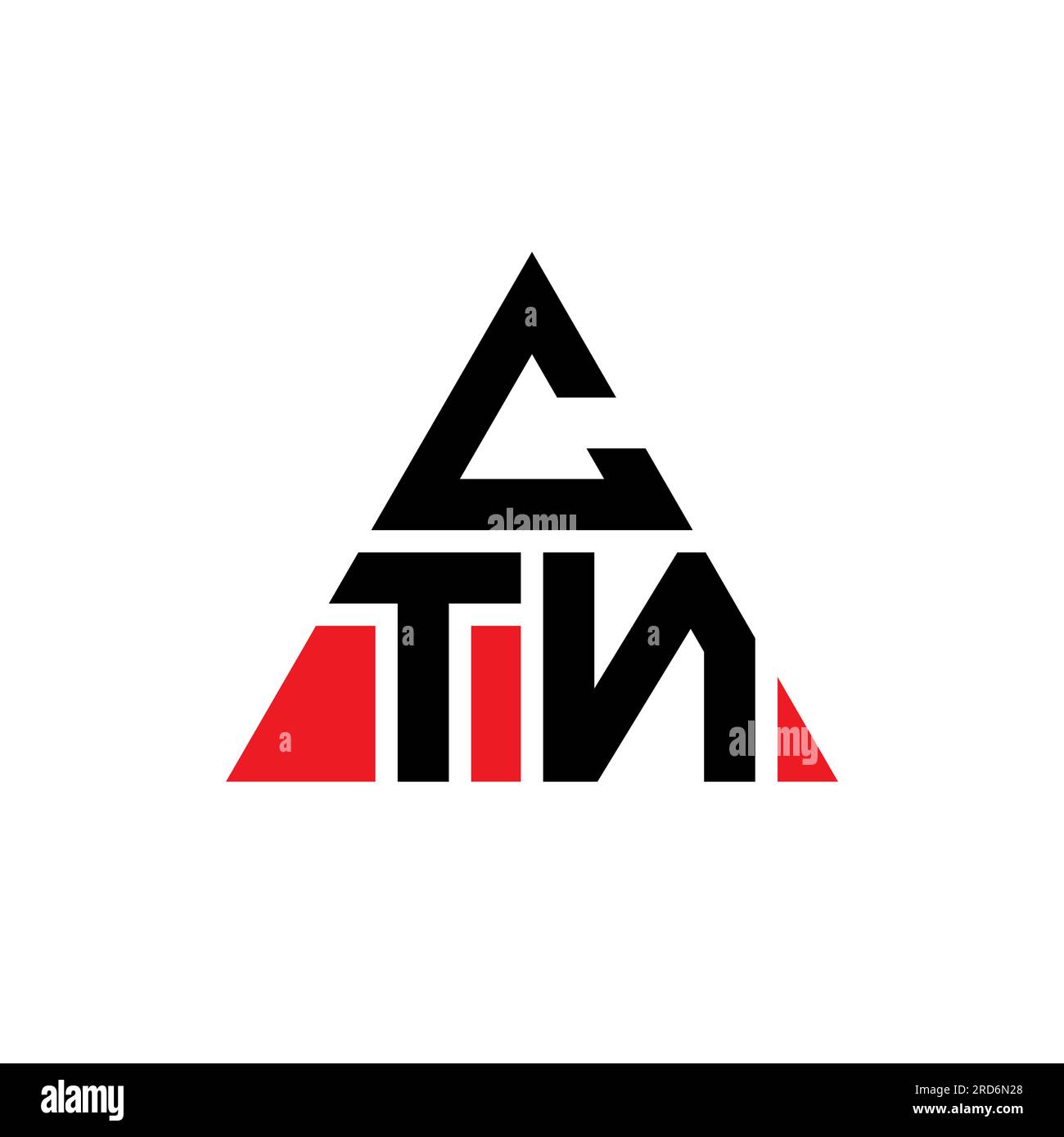CTN triangle letter logo design with triangle shape. CTN triangle logo ...